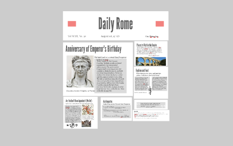 Daily Rome by Bridget Pegg on Prezi
