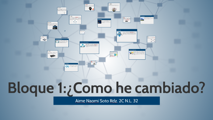 Bloque 1:¿Como he cambiado? by Aime Soto Rdz on Prezi