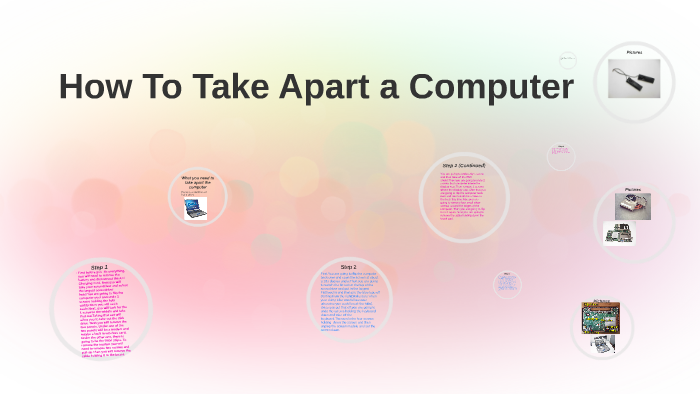 How To Take Apart a Computer by hailey grohall