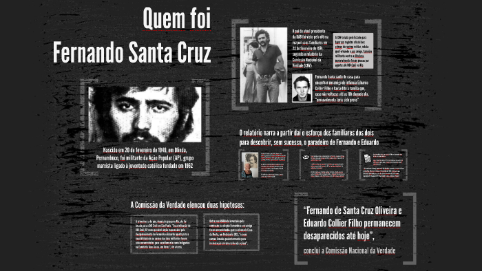 Quem foi Fernando Santa Cruz by Zianne Torres / DP on Prezi