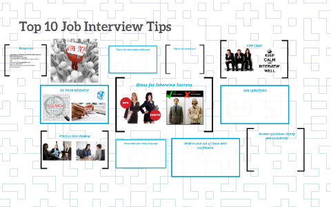 Top 10 Job Interview Tips by on Prezi