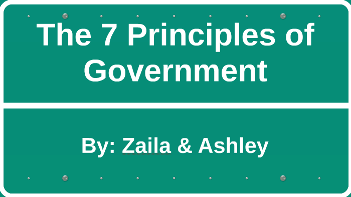 The 7 Principles of Government by Zaila Hernandez on Prezi