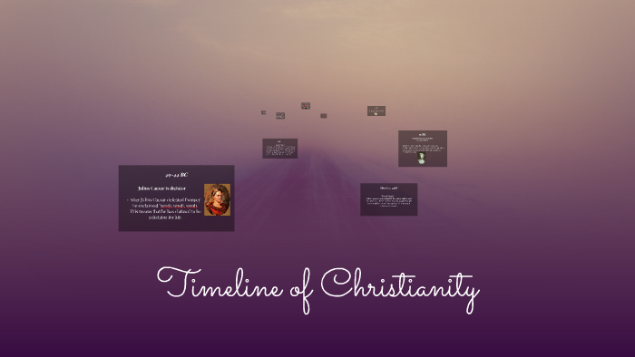 Timeline of Christianity by Caitlin Blazejewski on Prezi