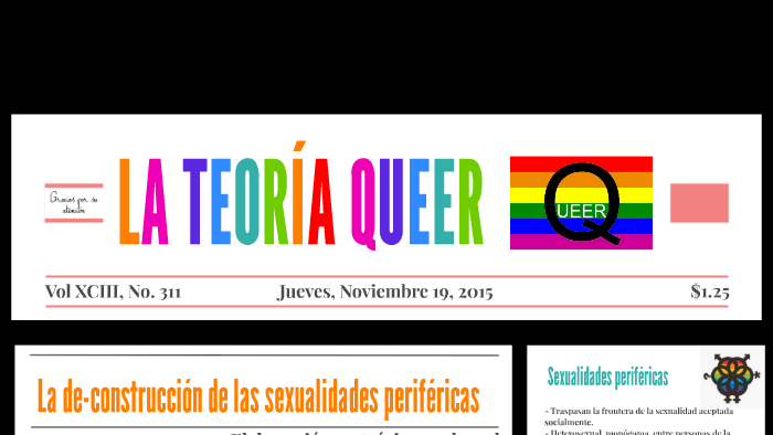 LA TEORÍA QUEER by Liliana Ramirez on Prezi