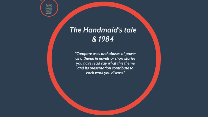 The Handmaid's tale & 1984 by Tamara Robinson on Prezi