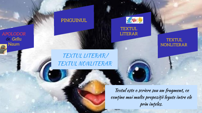 TEXTUL LITERAR/ TEXTUL NONLITERAR by Delia Cuibus on Prezi
