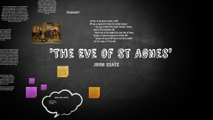 The Eve of St Agnes by Anna O'Brien on Prezi