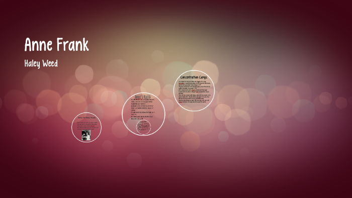 Anne Frank by Haley Weed on Prezi