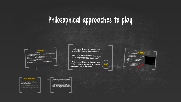 Philosophical approaches to play by Lana Caley on Prezi