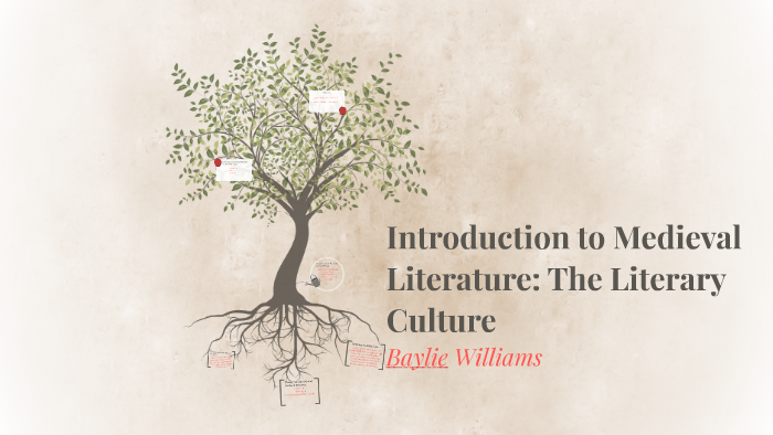 Introduction to Medieval Literature: The Literary Culture by B Williams ...