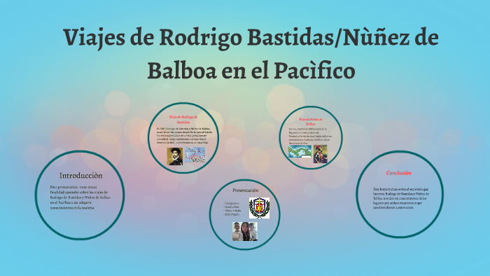Viajes de Rodrigo Bastidas/Nùñes de Balboa en el Pasifico by ITJO ITJO ...