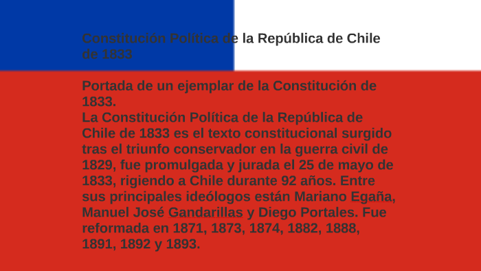 constitución de Chile 1833 by Danae Francisca on Prezi