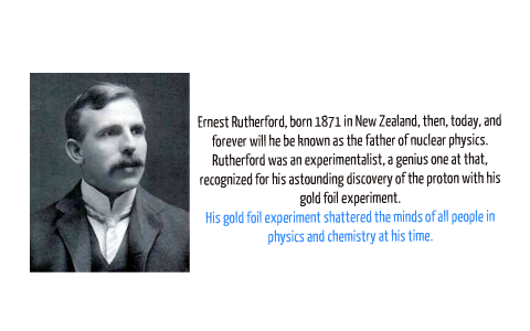 Ernest Rutherford's Gold Foil Experiment by Zack macintosh on Prezi