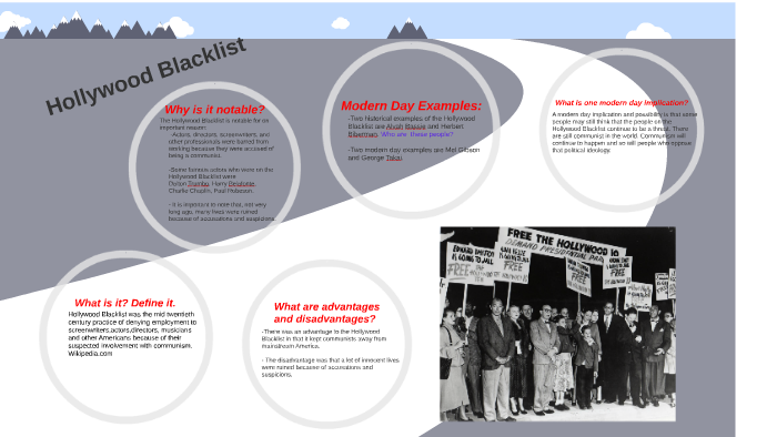 The Hollywood Blacklist by morgan busain on Prezi