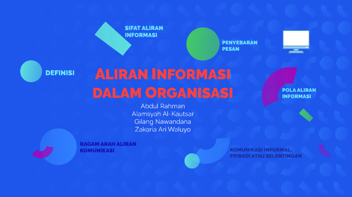 ALIRAN INFORMASI DALAM ORGANISASI by Gilang Nawandana on Prezi
