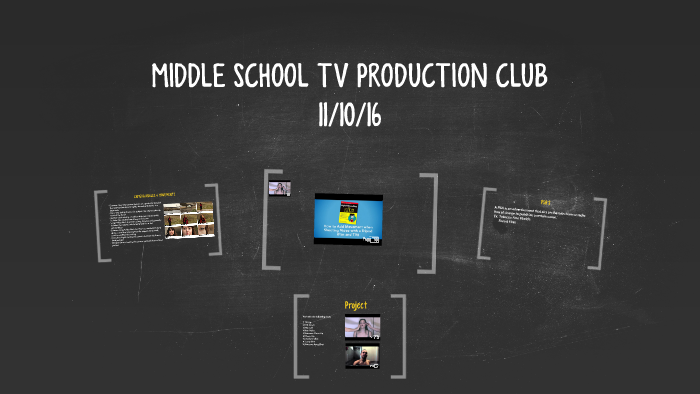 MIDDLE SCHOOL TV PRODUCTION CLUB by Katherine DeJesus on Prezi
