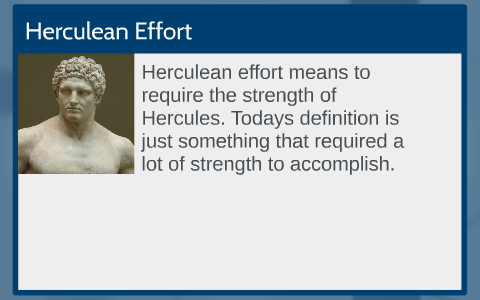 Herculean Effort by Dawson Ott