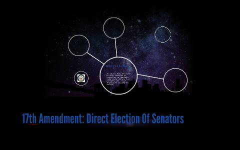 17th Amendment: Direct Election Of Senators by Kyle Alexandrian on Prezi