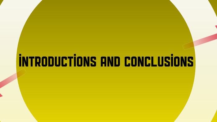 Writing introductions and conclusions by Jason Elek on Prezi