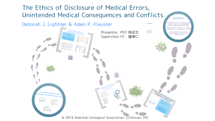 The Ethics of Disclosure of Medical Errors by Tobia Lin on Prezi