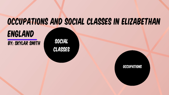 Social Classes and Occupations in Elizabethan England by Skylar Smith ...