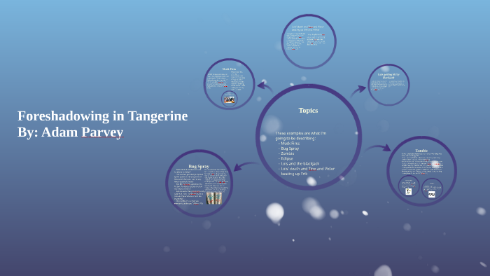 Foreshadowing in Tangerine by Adam Parvey on Prezi