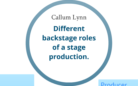 Different Backstage Roles Of A Stage Production by callum lynn on Prezi
