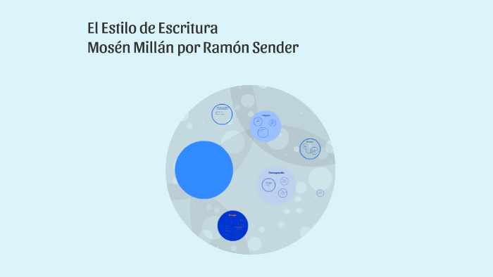 El Estilo de Mosén Millán por Ramón Sender by Bridget Nath on Prezi