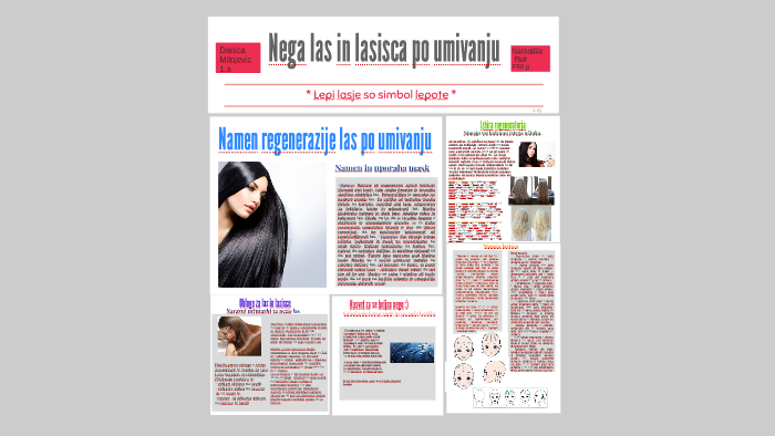 Nega las in lasisca po umivanju by Marko Milojevic