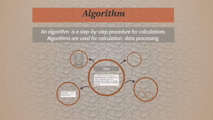 Algorithm by jaisudha sajith on Prezi