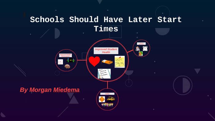 Schools Should Have Later Start Times by Morgan M on Prezi
