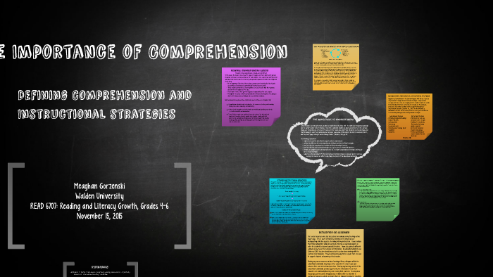 The Importance of Comprehension by Meaghan Gorzenski on Prezi