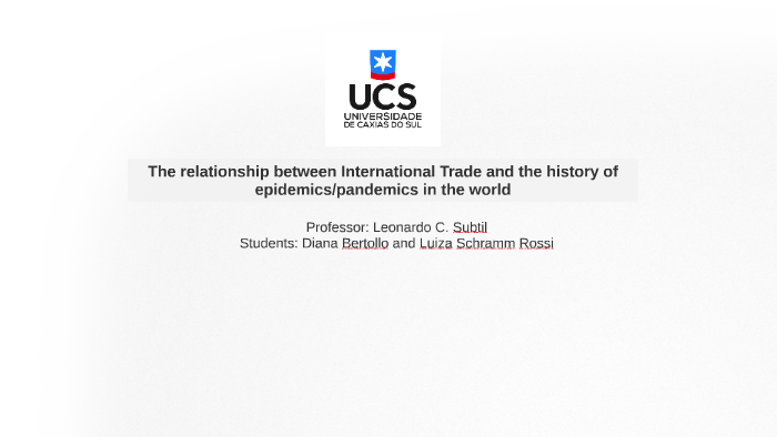 The relationship between International Trade and the history of ...