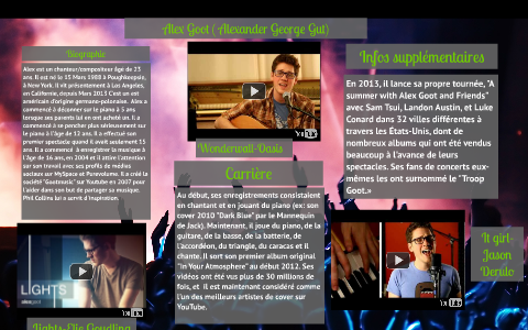 Alex Goot ( Alexander George Gut) by karolane bourassa-berger on Prezi