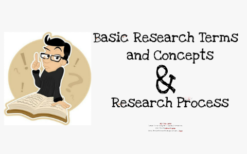 Basic Research Terms and Concepts and the Research Process by Anito ...