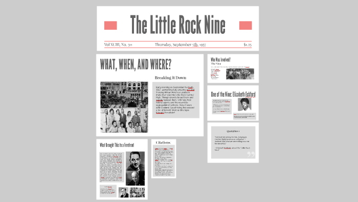 The Little Rock Nine by Maxwell Pedersen on Prezi