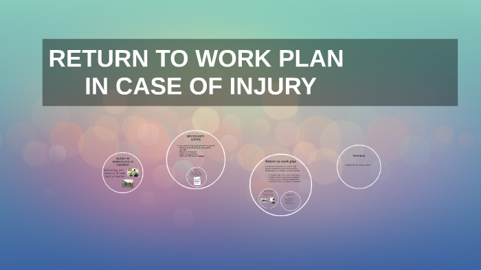 RETURN TO WORK PLAN by gurlal singh on Prezi