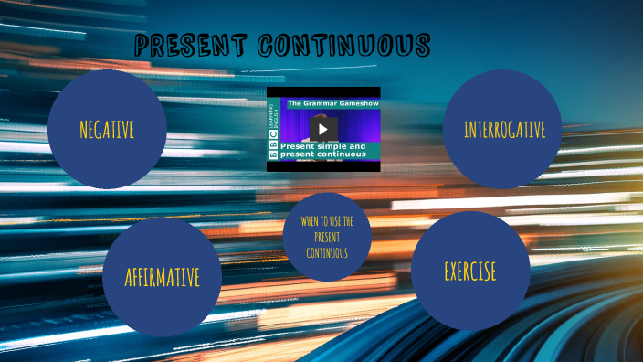 PRESENT CONTINUOUS by ༻ᨖ D R E A Z U ᨖ༺ on Prezi
