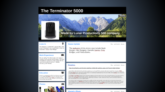 The Terminator 5000 by serene delgato on Prezi
