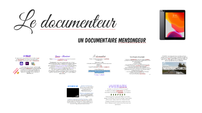Le documenteur by Audrée . on Prezi