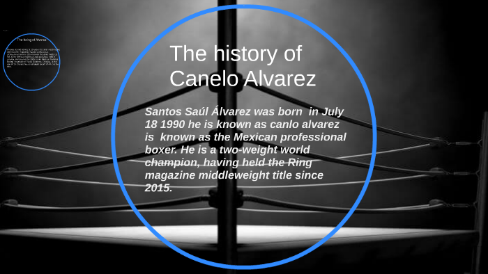 The History of Canelo Alvarez by tina quick on Prezi
