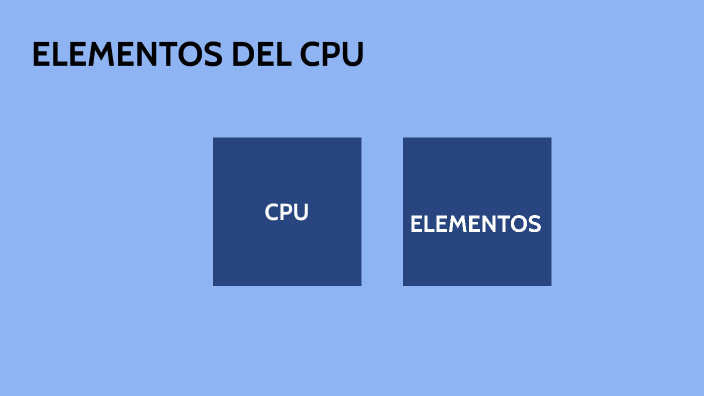 ELEMENTOS DEL CPU by Estefanía Esparza Flores on Prezi