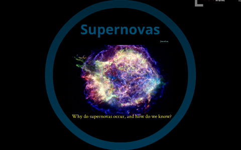 Why do supernovas occur, and how do we know why? by Jonathan G on Prezi