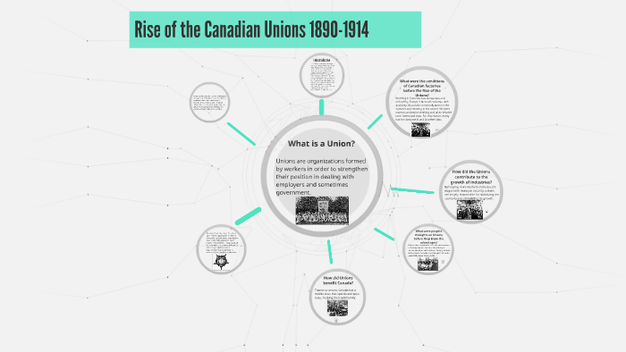 Rise of the Canadian Unions 1890-1914 by Brianna A on Prezi