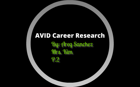 AVID Career Research by shantal sanchez on Prezi