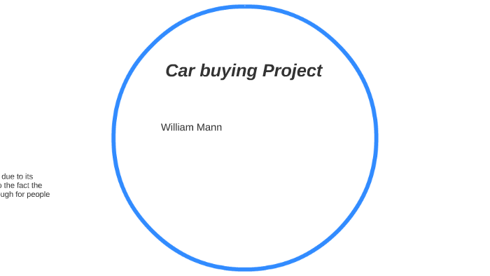 Car buying Project by William Mann on Prezi