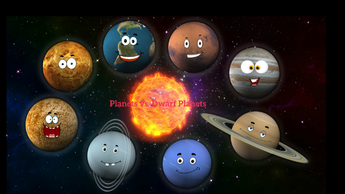 Dwarf Planets vs. Regular Planets by claire d
