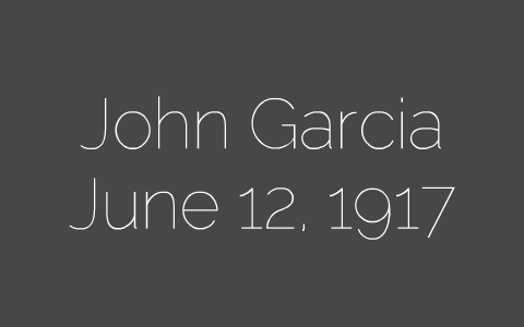 John Garcia Taste Aversion