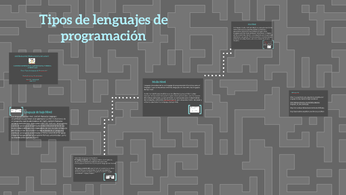 Tipos de lenguajes de programación by Yamile Yazán on Prezi
