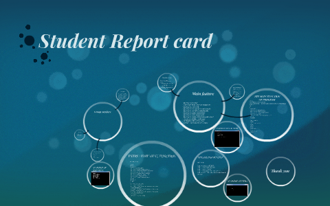 Student Report card by aroosa khan on Prezi
